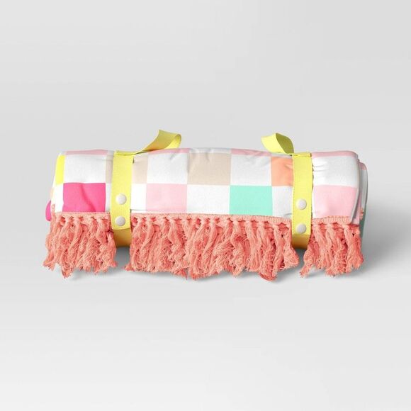 Sun Squad | Bedding | Sun Squad 2 Person Plaid Beach Blanket Sun Squad ...